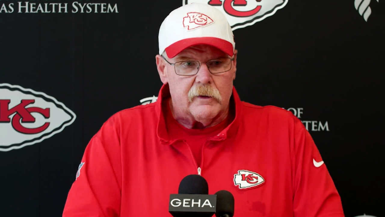 Head Coach Andy Reid: 'Right Now We're Okay with Who We've Got Up at ...