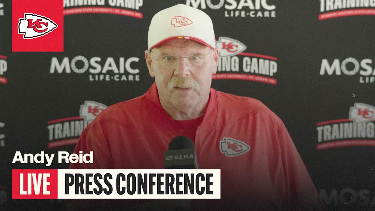 Kansas City Chiefs Head Coach Andy Reid on First Day of Pads: 'You Find ...