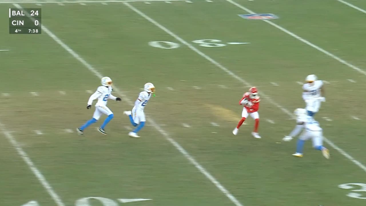 Kansas City Chiefs Wide Receiver Tyquan Thornton Holds On To 21-yard Catch
