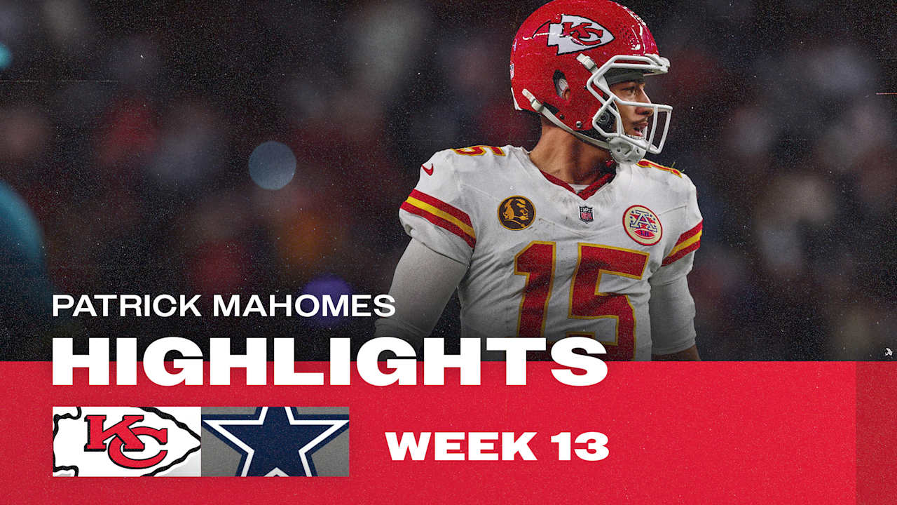 Patrick Mahomes Best Plays from Week 13 | Kansas City Chiefs vs. Dallas ...