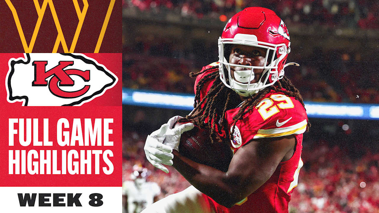 Full Game Highlights from Week 8 | Kansas City Chiefs vs. Washington ...