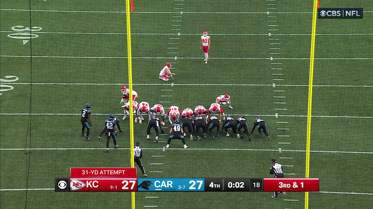 Game-Winning Field Goal! Kicker Spencer Schrader's 31-yard Boot Gives Kansas City Chiefs 30-27 ...