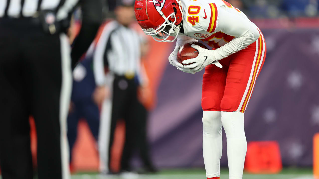 Kansas City Chiefs defensive back Ekow Boye-Doe downs Tommy Townsend's ...