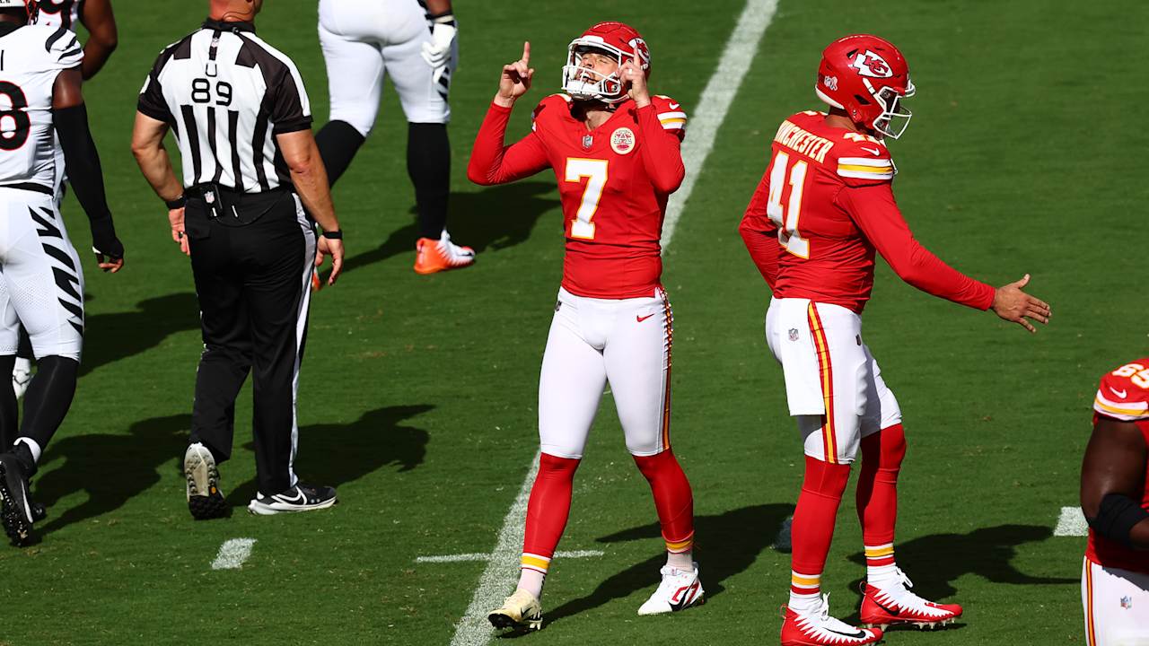 Kansas City Chiefs Kicker Harrison Butker Ties Game with 19-yard Field Goal