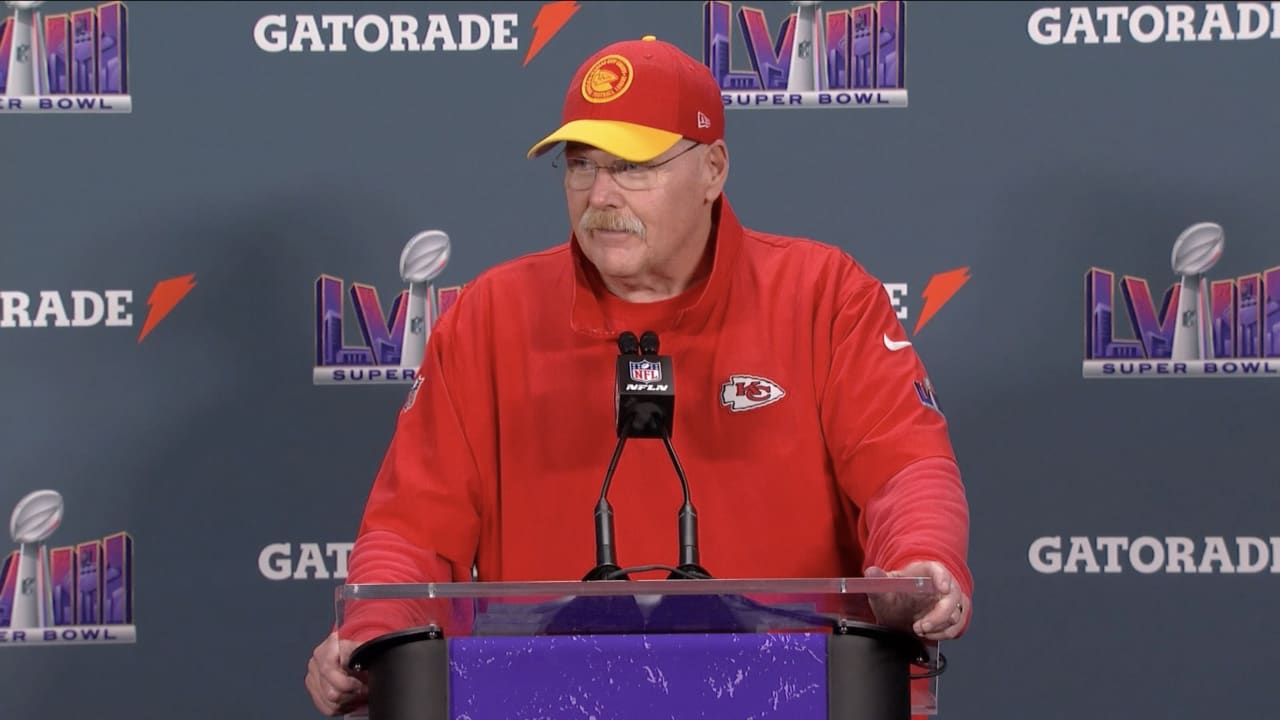 Andy Reid Speaks to the Media | Super Bowl LVIII Press Conference