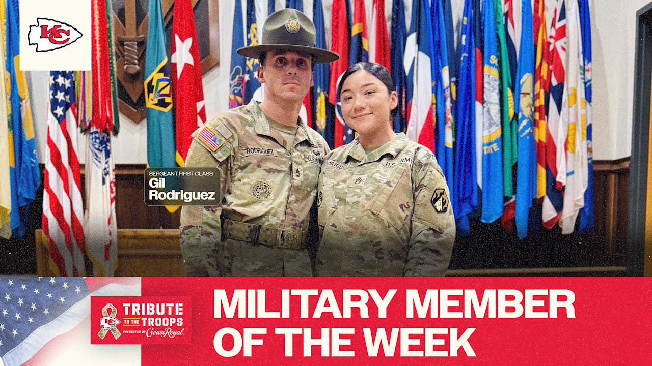 Chiefs Recognize Sgt. 1st Class Gil Rodriguez as This Week’s Tribute to ...