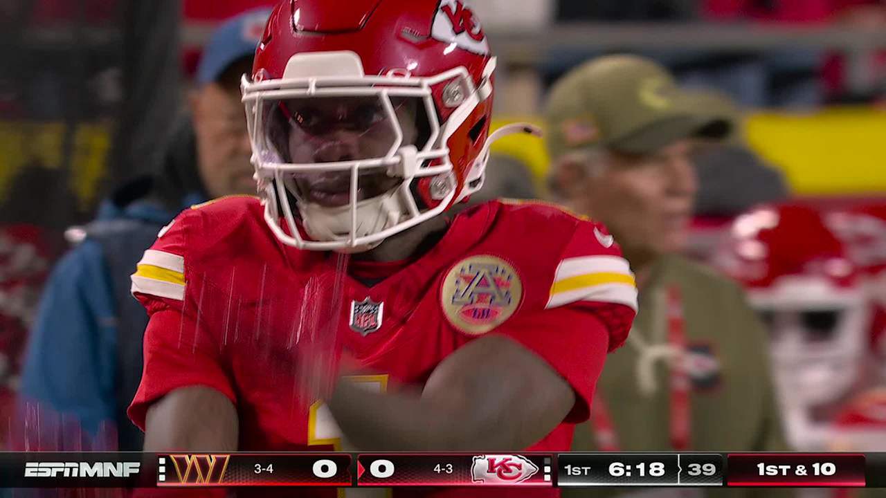 Kansas City Chiefs Quarterback Patrick Mahomes Spirals a 27-yard ...