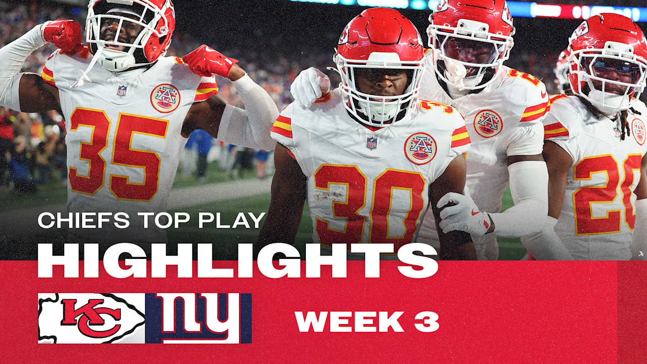 Kansas City Chiefs Top Plays from Week 3 | Chiefs vs. Giants