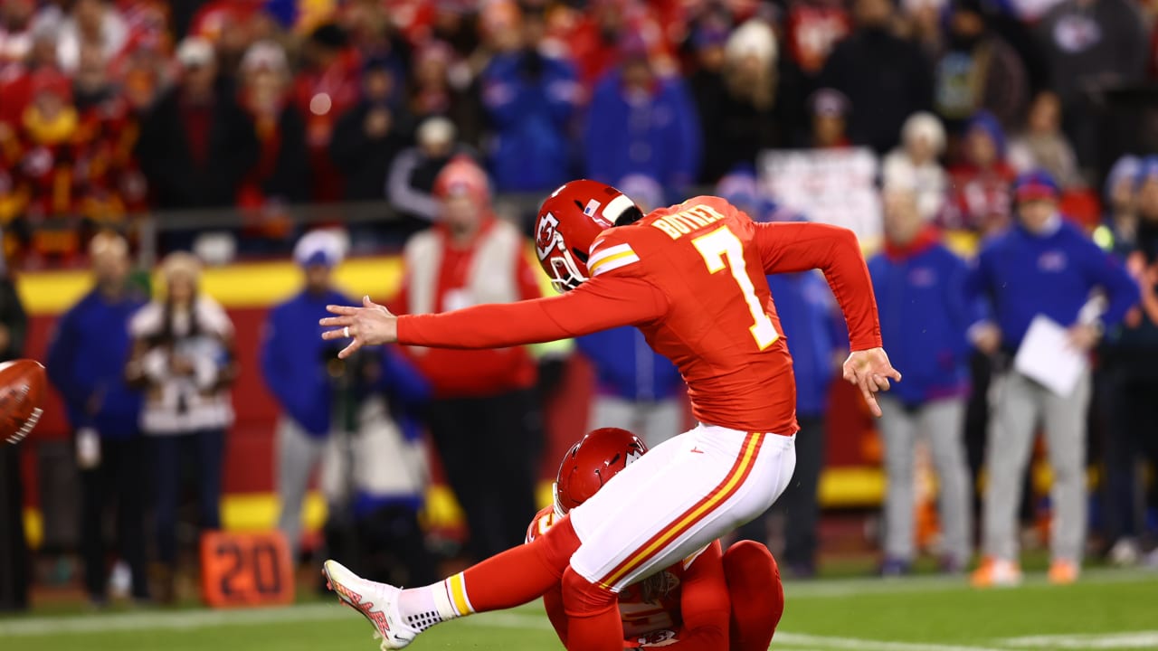 Kansas City Chiefs kicker Harrison Butker's field goal ties Buffalo ...