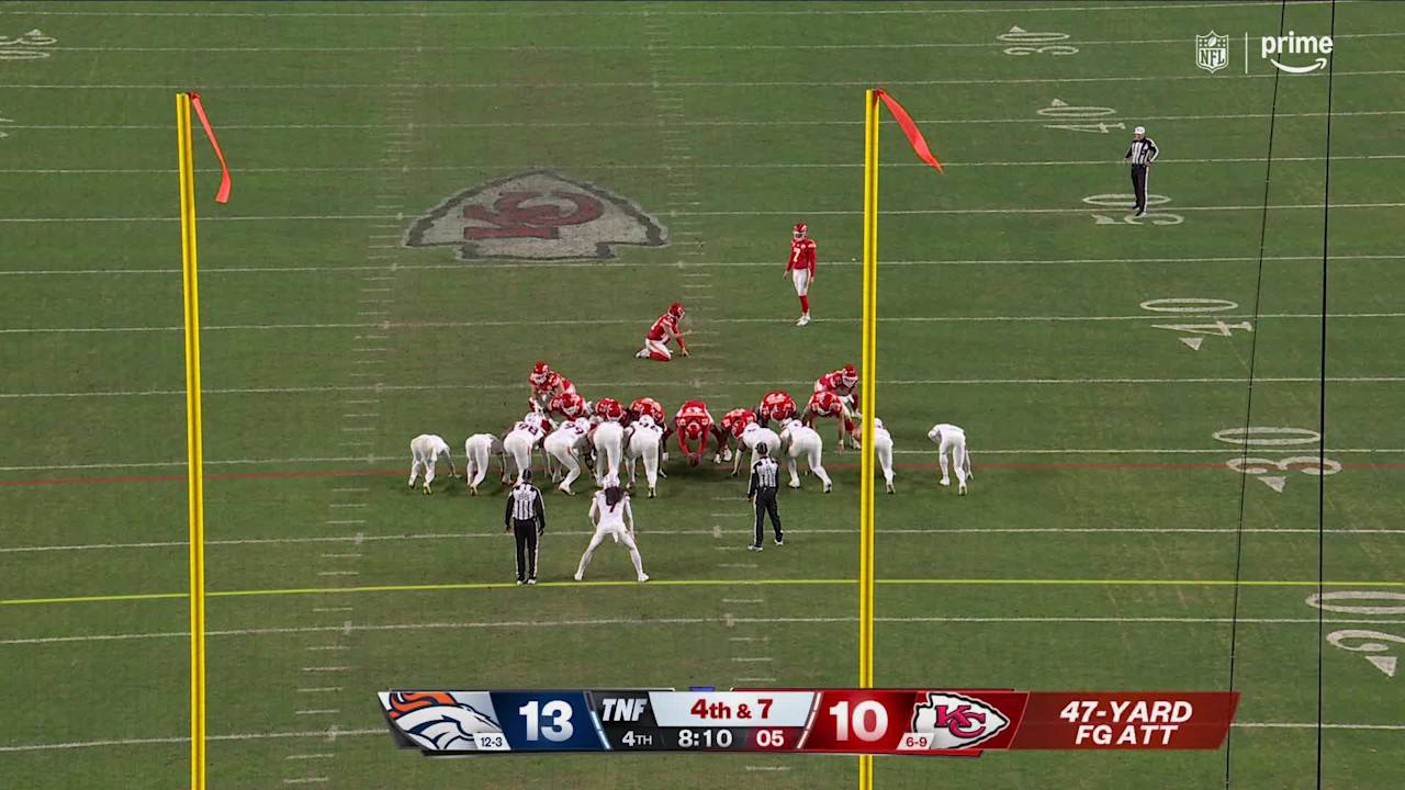 Kansas City Chiefs Kicker Harrison Butker's 47-yard Field Goal Ties the ...