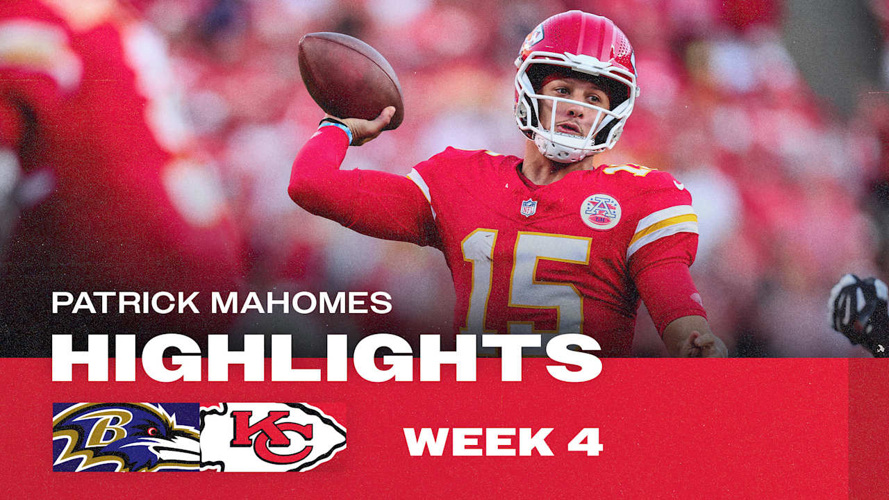 Patrick Mahomes' Best Plays from 4-TD Game in Week 4 | Chiefs vs ...