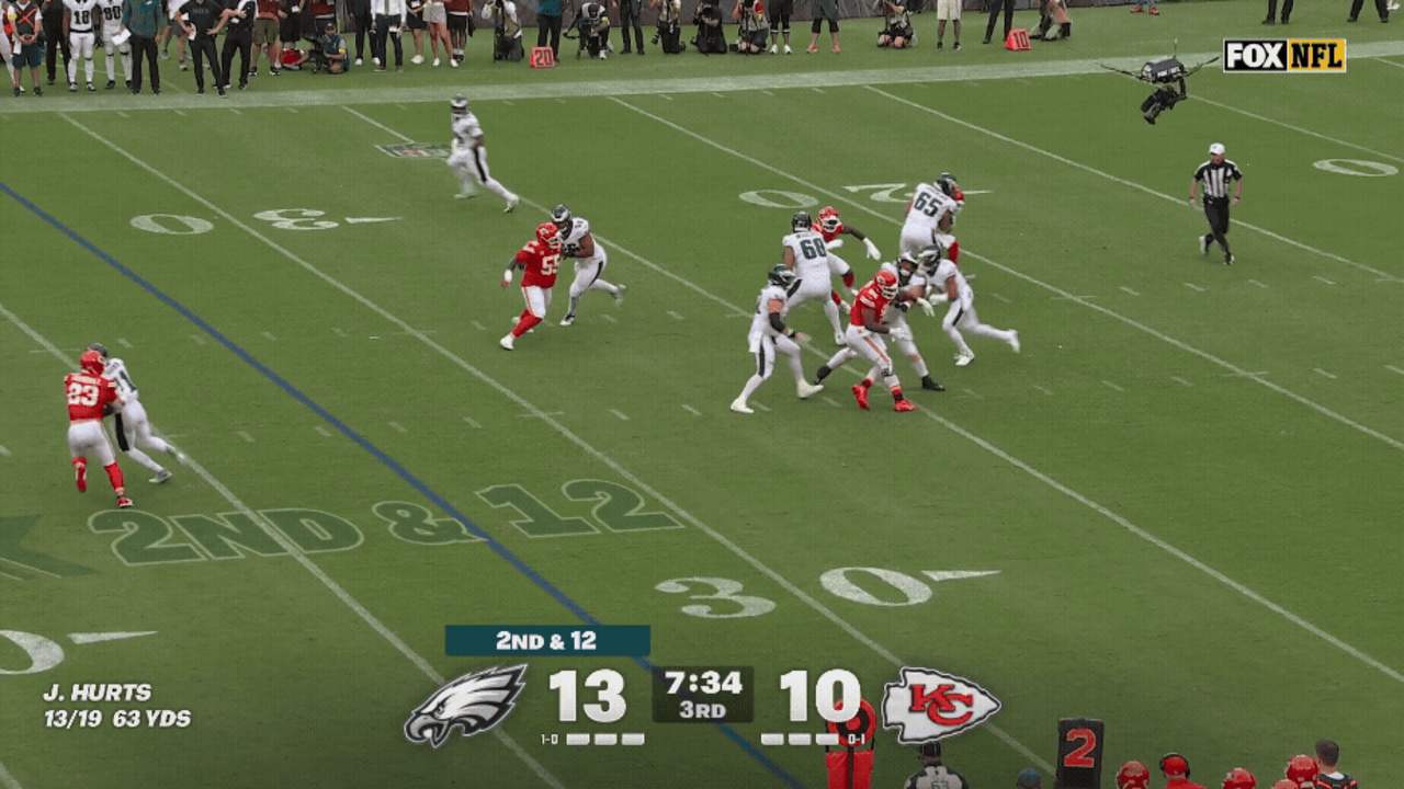 Rookie Defensive Tackle Omarr Norman-Lott Gets His First Career NFL Sack on Jalen Hurts