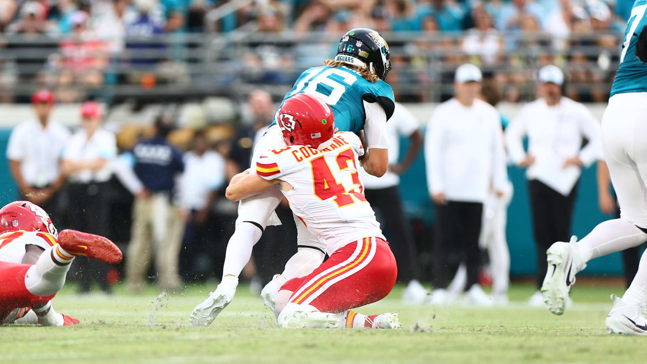 Kansas City Chiefs Linebacker Jack Cochrane Sacks Jacksonville Jaguar ...