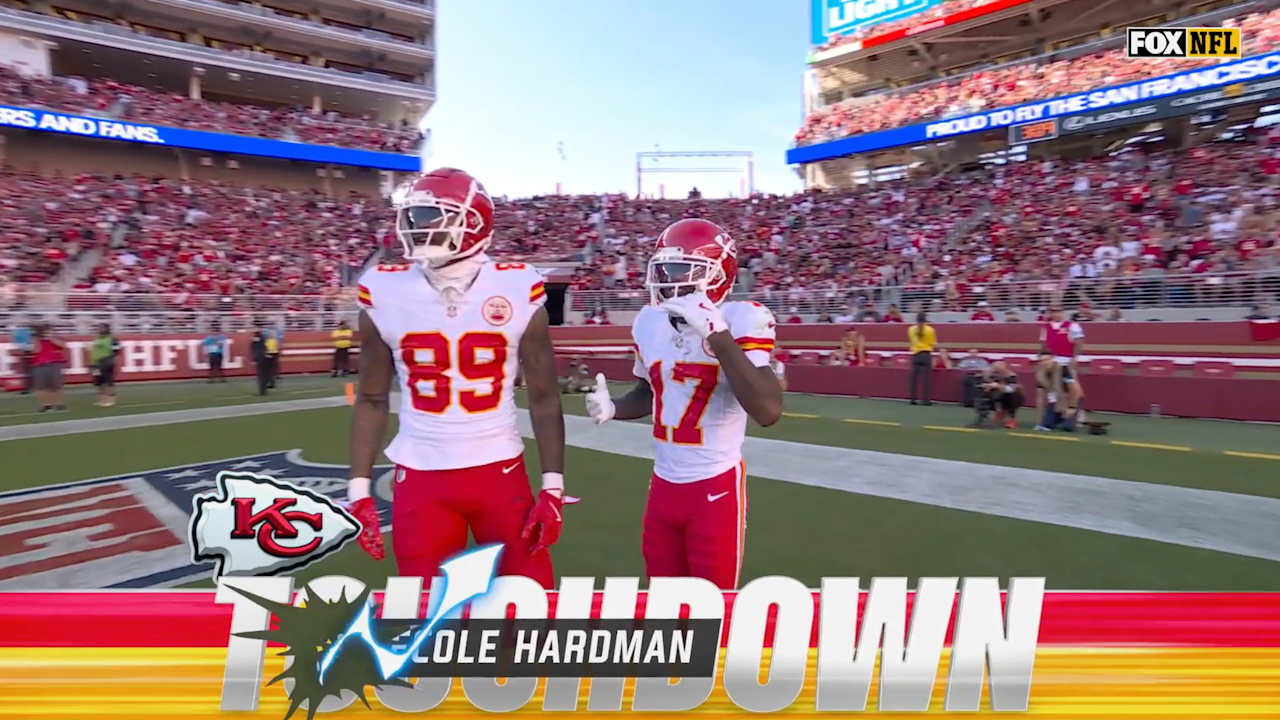 TOUCHDOWN: Mecole Hardman's TD Boosts Kansas City Chiefs' lead to 27-12 ...