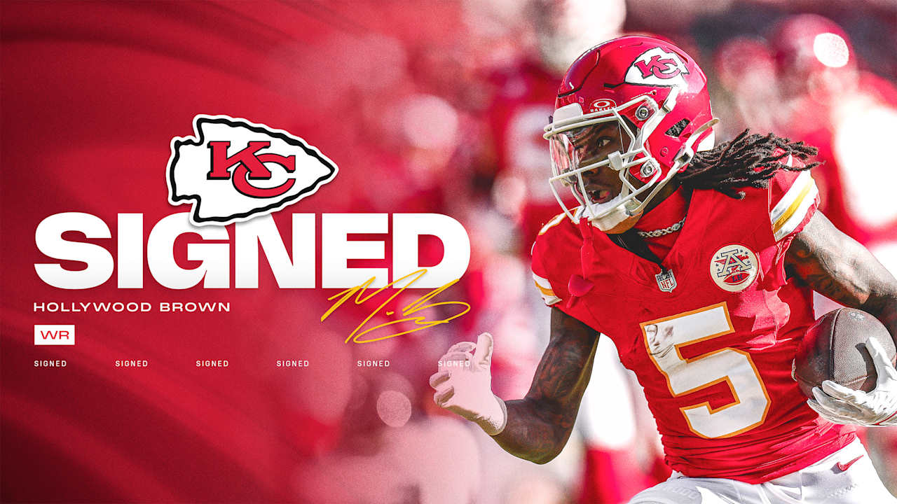Chiefs Re-Sign WR Hollywood Brown