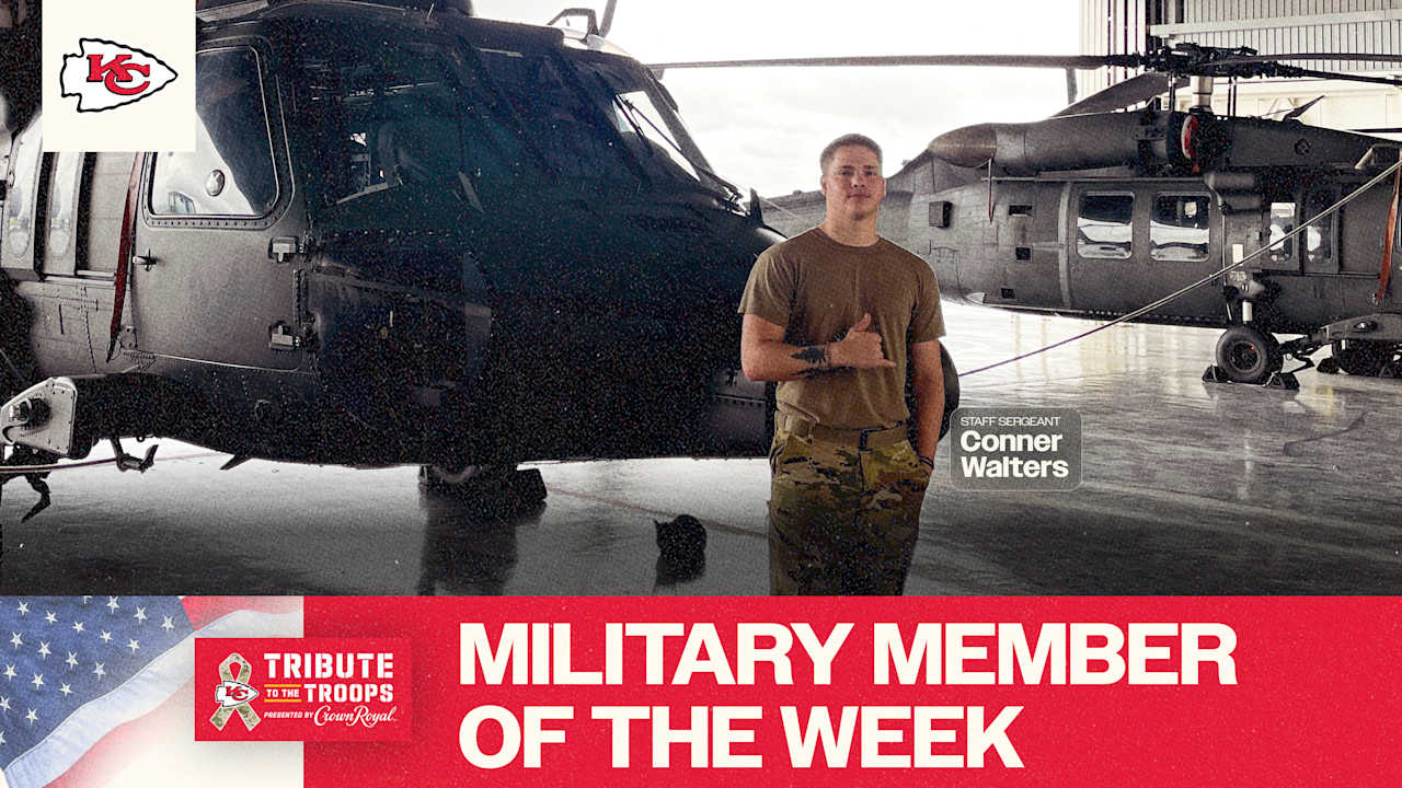 Chiefs Honor SSgt. Conner Walters as Tribute to the Troops - BVM Sports