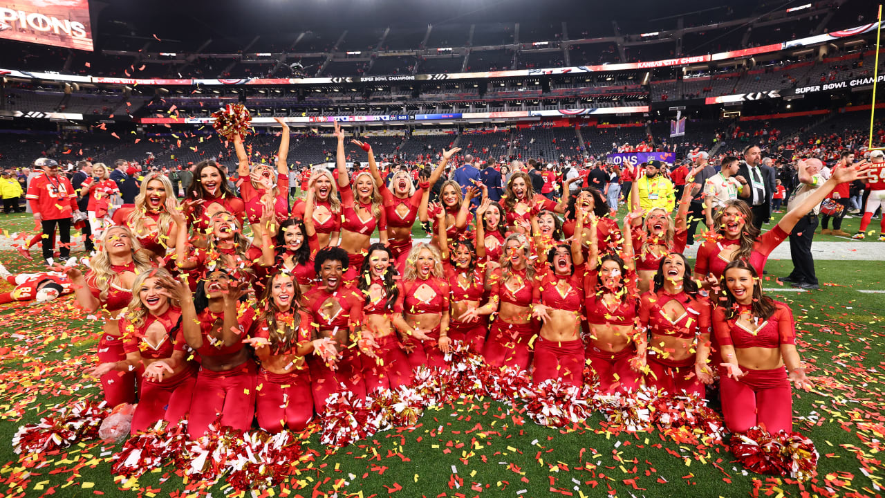 Photos: Chiefs Cheer and Entertainment Team during Super Bowl LVIII Photos: Chiefs Cheer and Entertainment Team during Super Bowl LVIII