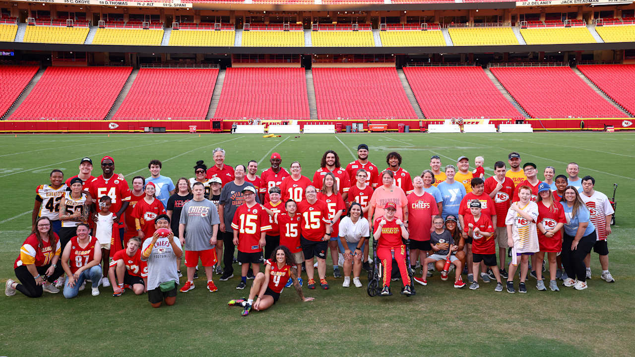 Photos: Chiefs Players and Ambassadors Host All Abilities Football Camp