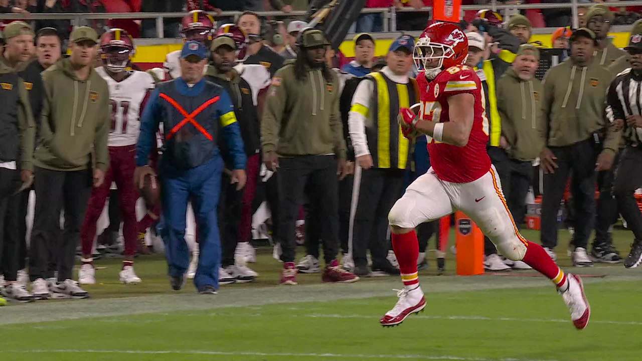 Kansas City Chiefs Tight End Travis Kelce Enters Overdrive on 38-yard ...
