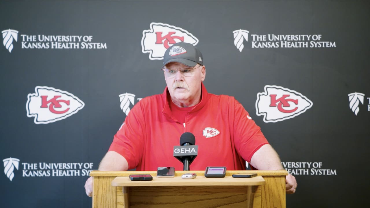 Andy Reid: "I like what I've seen from the new guys" | Press Conference ...