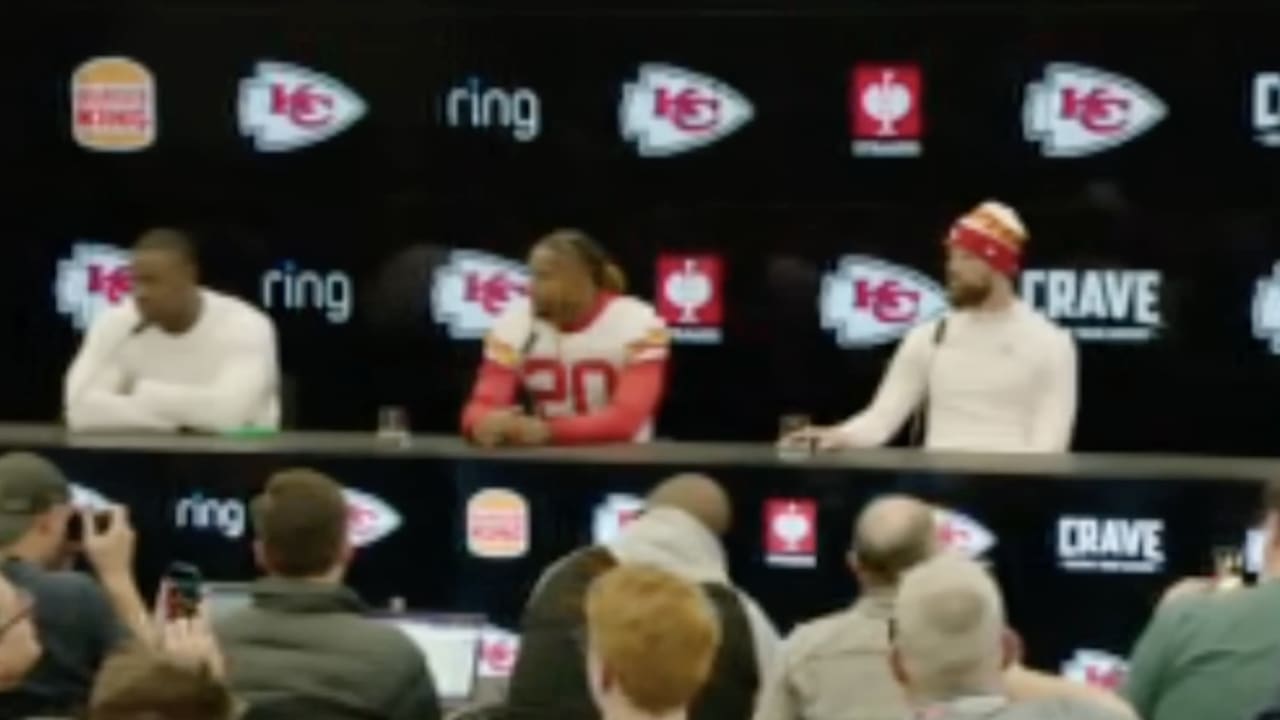Kansas City Chiefs Travis Kelce, Chris Jones, Justin Reid and Harrison ...