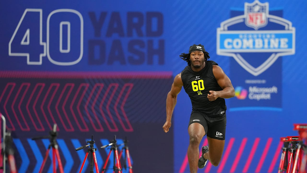 R Mason Thomas Runs 4.67-second 40-yard Dash at 2026 NFL Combine