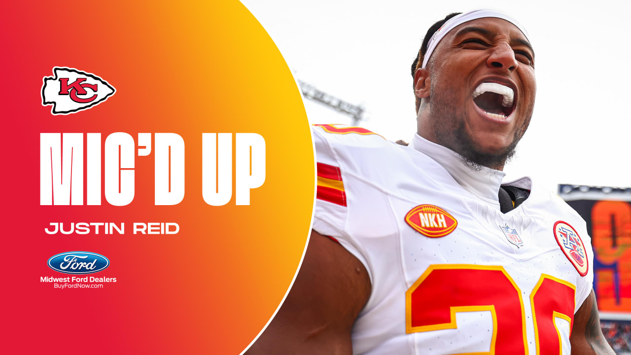 Kansas City Chiefs safety Justin Reid mic'd up against the Denver ...