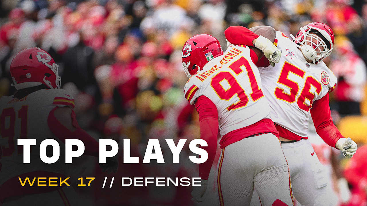 Kansas City Chiefs Top Defensive Plays from Week 17 | Chiefs vs. Steelers