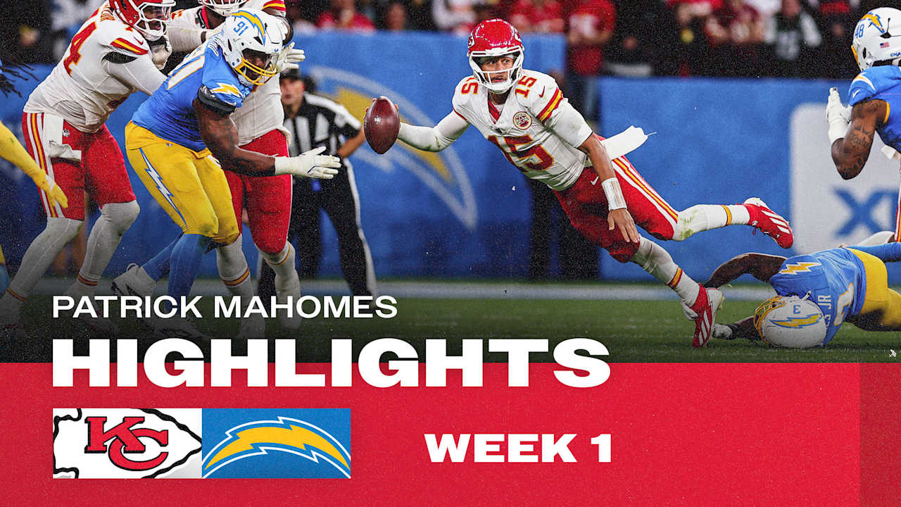 Patrick Mahomes Top Plays from 2-Touchdown Game Week 1 | Chiefs vs ...