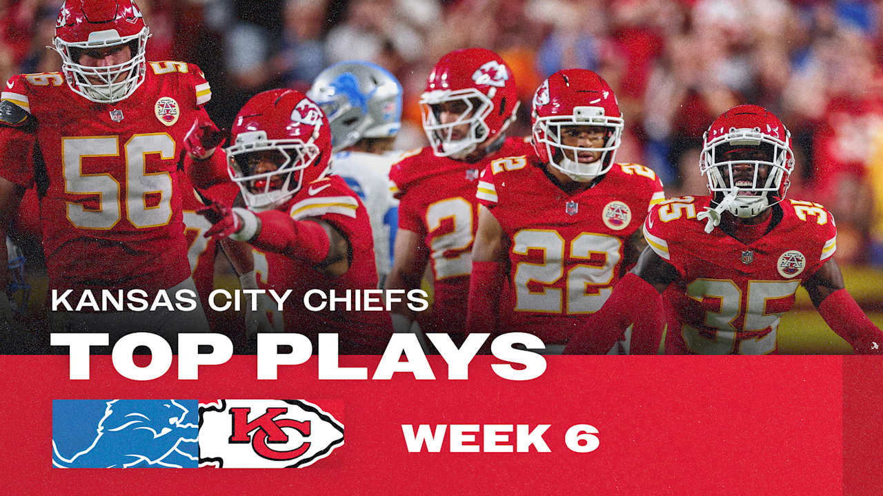 Top Plays from Week 6 | Kansas City Chiefs vs. Detroit Lions
