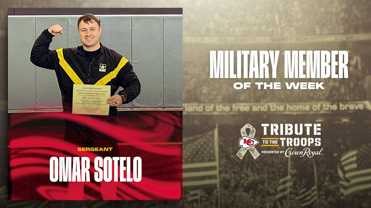 Chiefs Recognize SSG Omar Sotelo as a Tribute to the Troops Honoree ...