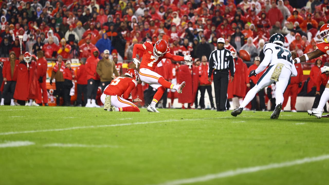 Kansas City Chiefs kicker Harrison Butker stays perfect on the season ...