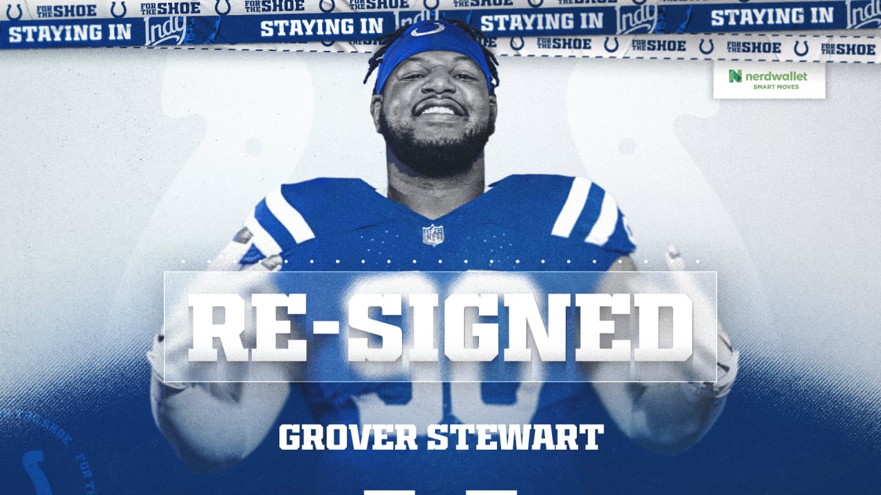 Colts re-sign DT Grover Stewart