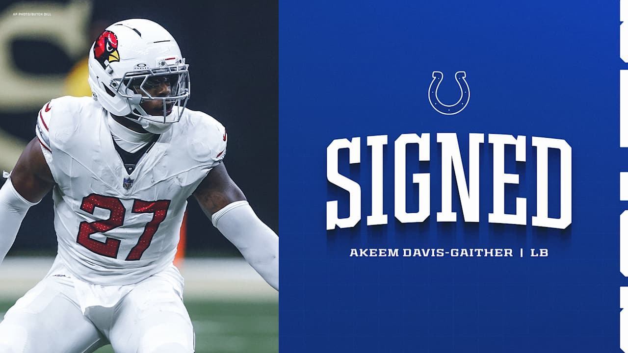 Colts sign free agent LB Akeem Davis-Gaither