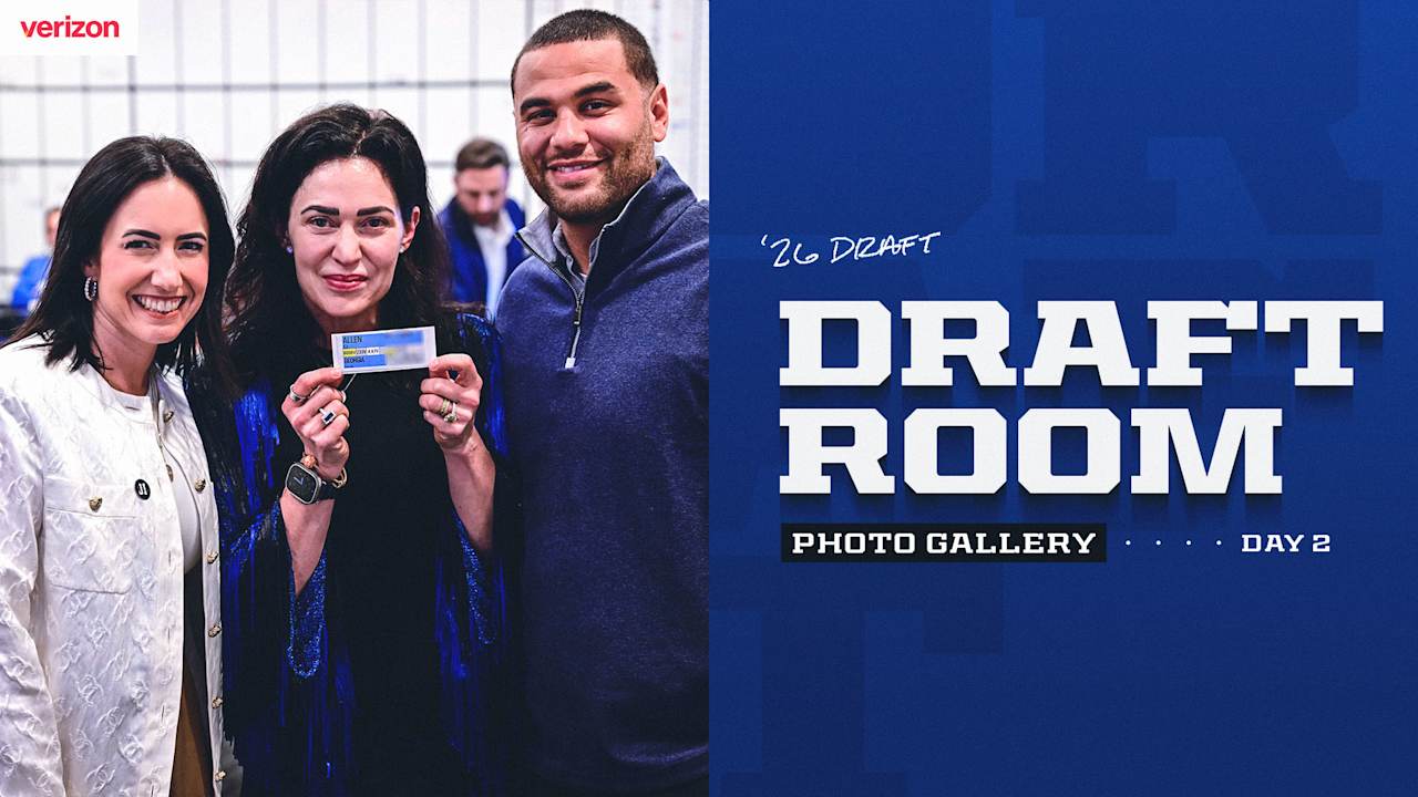 Inside the Colts Draft Room: Day 2 of the 2026 NFL Draft | Photo Gallery