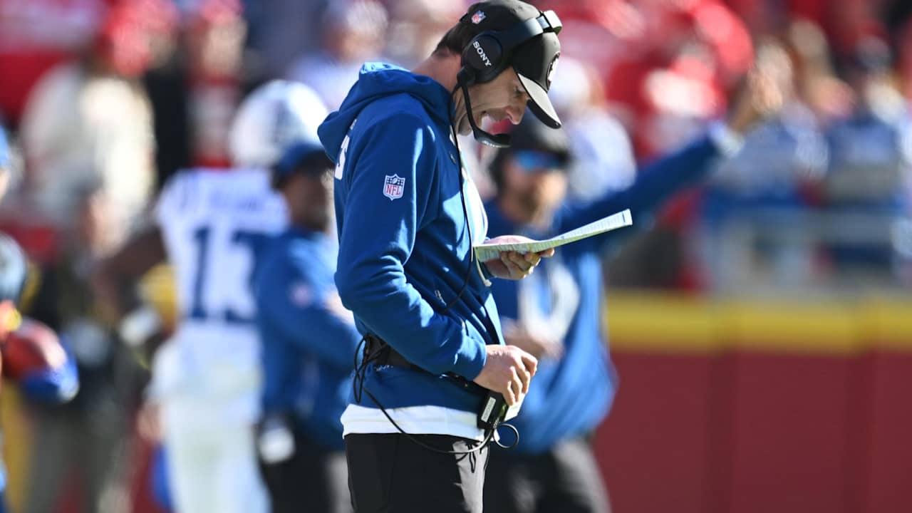 Colts head coach Shane Steichen on offensive issues in Week 12 loss to ...
