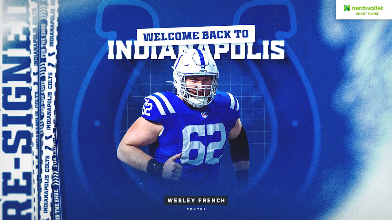 Colts re-sign C Wesley French