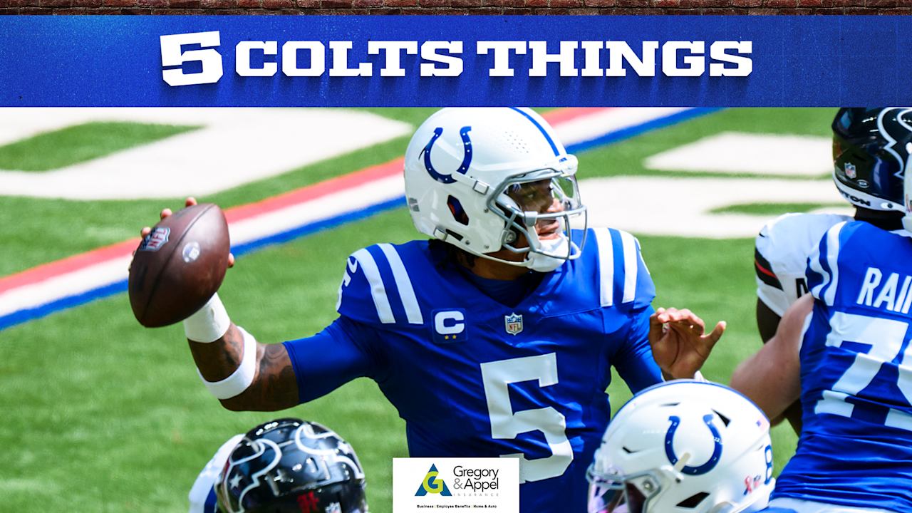 5 Colts Things: The numbers behind Anthony Richardson, Alec Pierce's downfield connection ...