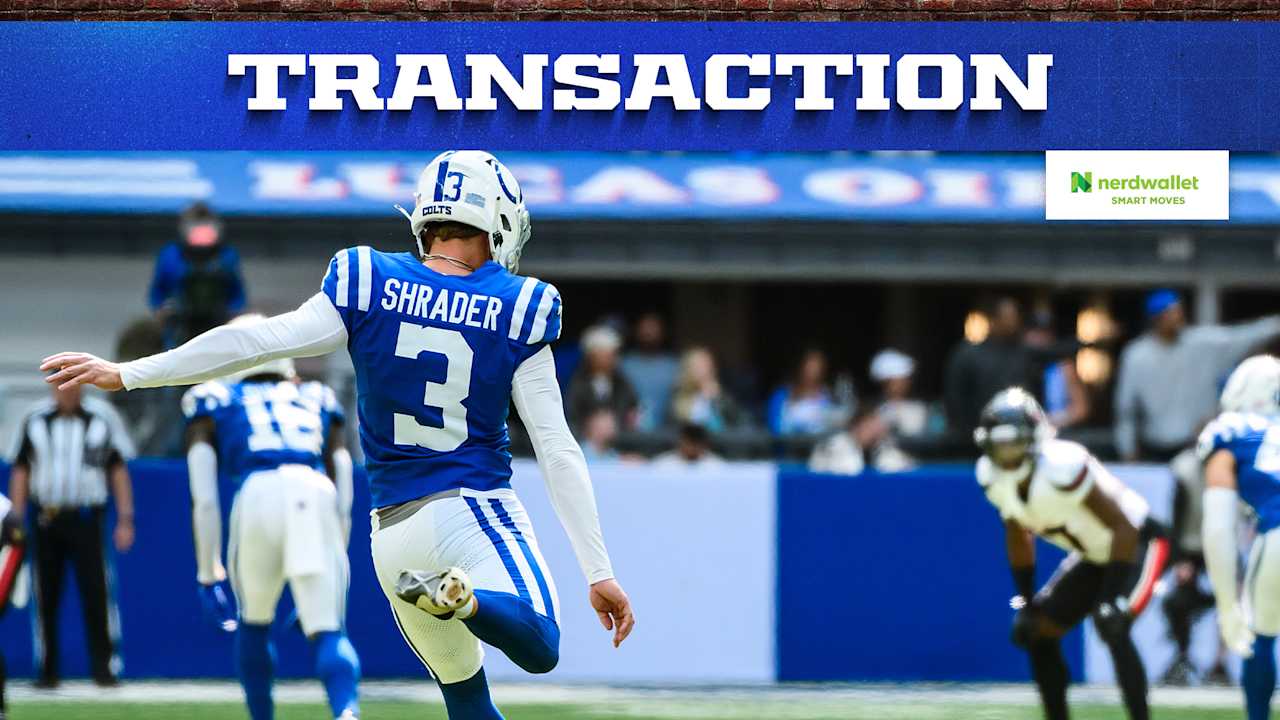Colts sign K Spencer Shrader to practice squad