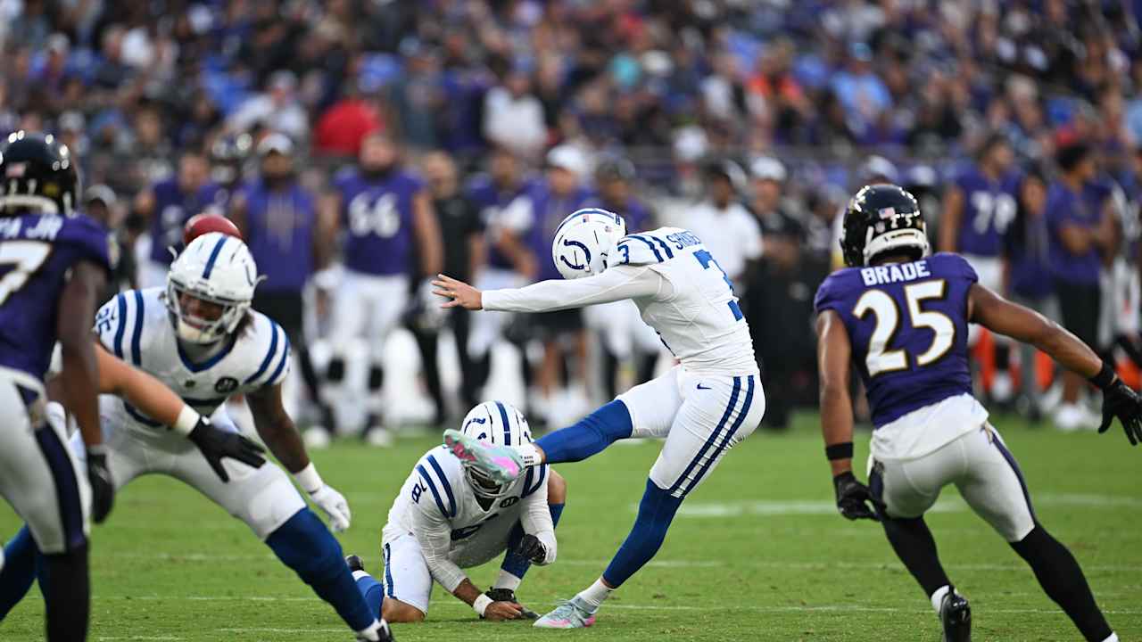 HIGHLIGHT | Spencer Shrader's 33-yard FG brings Colts within one-score