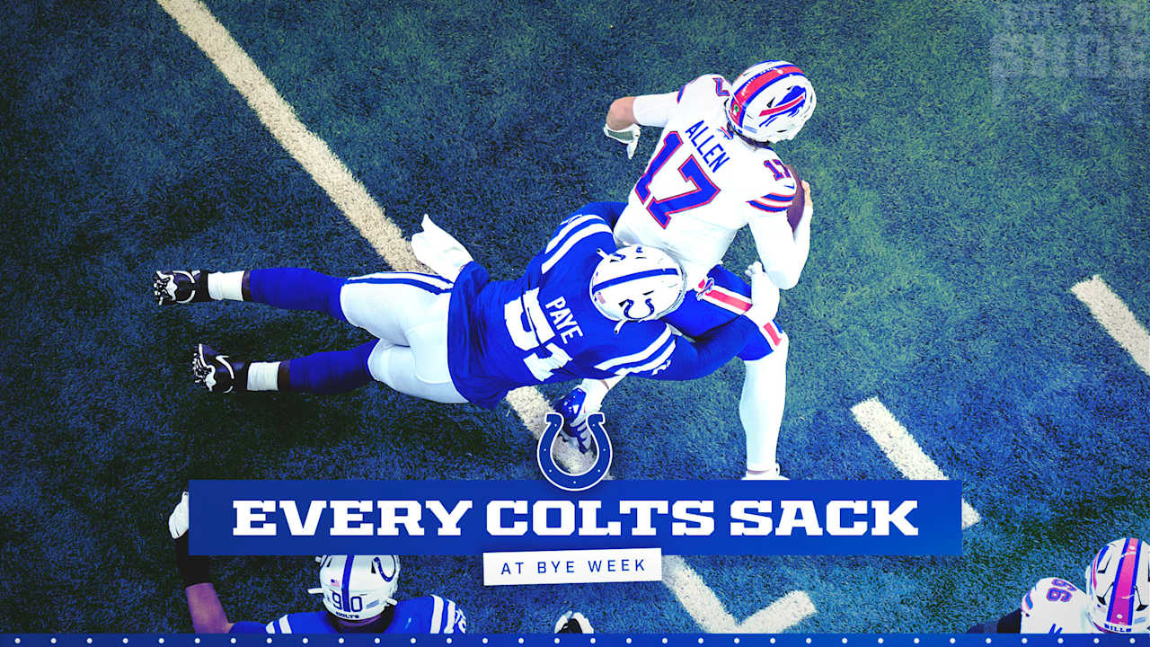 Every Colts sack at the bye