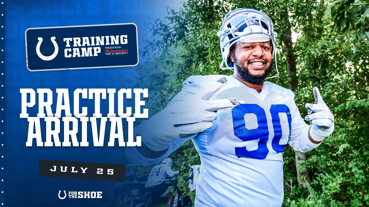 2024 Colts Training Camp: Practice arrival, July 25