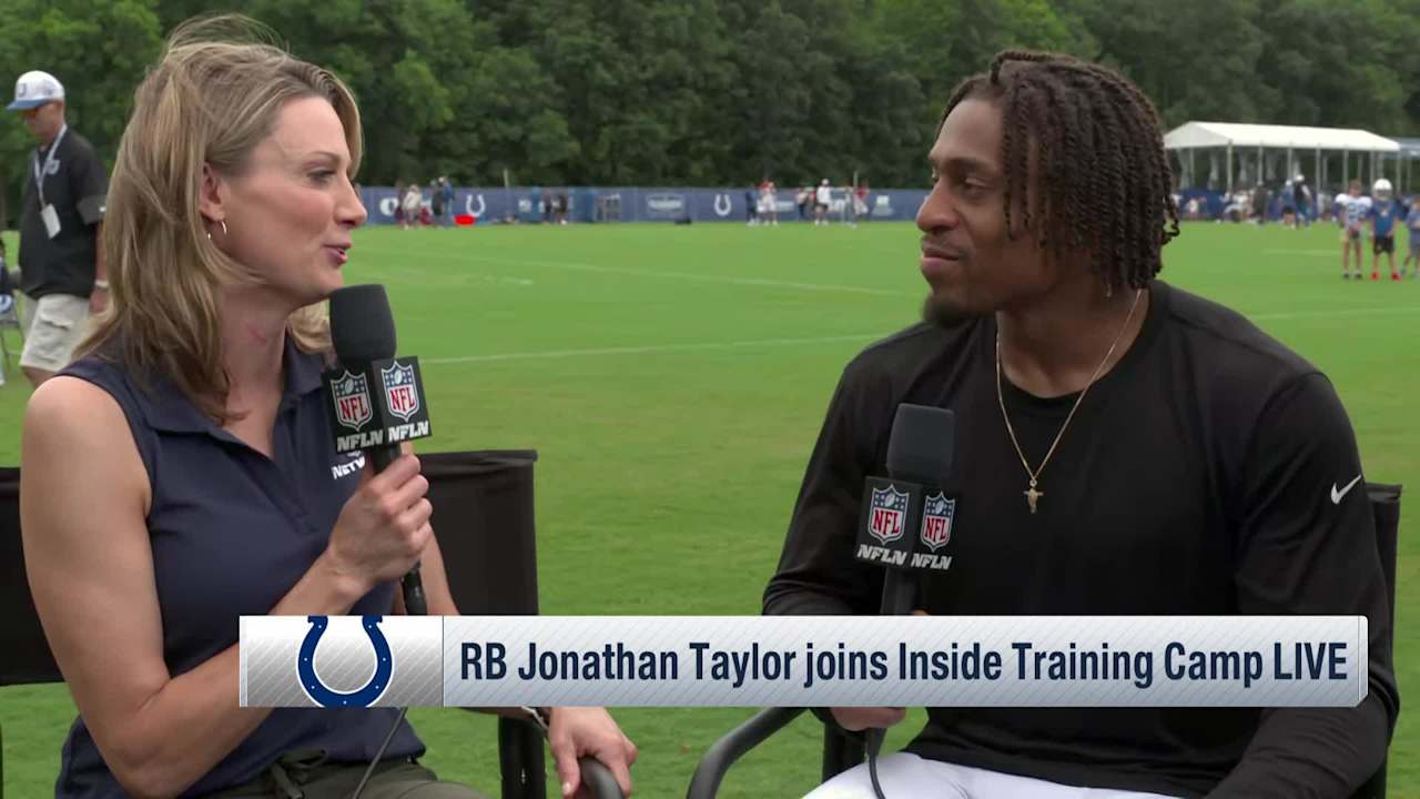 Jonathan Taylor joins 'Inside Training Camp Live' to breakdown Colts' QB competition