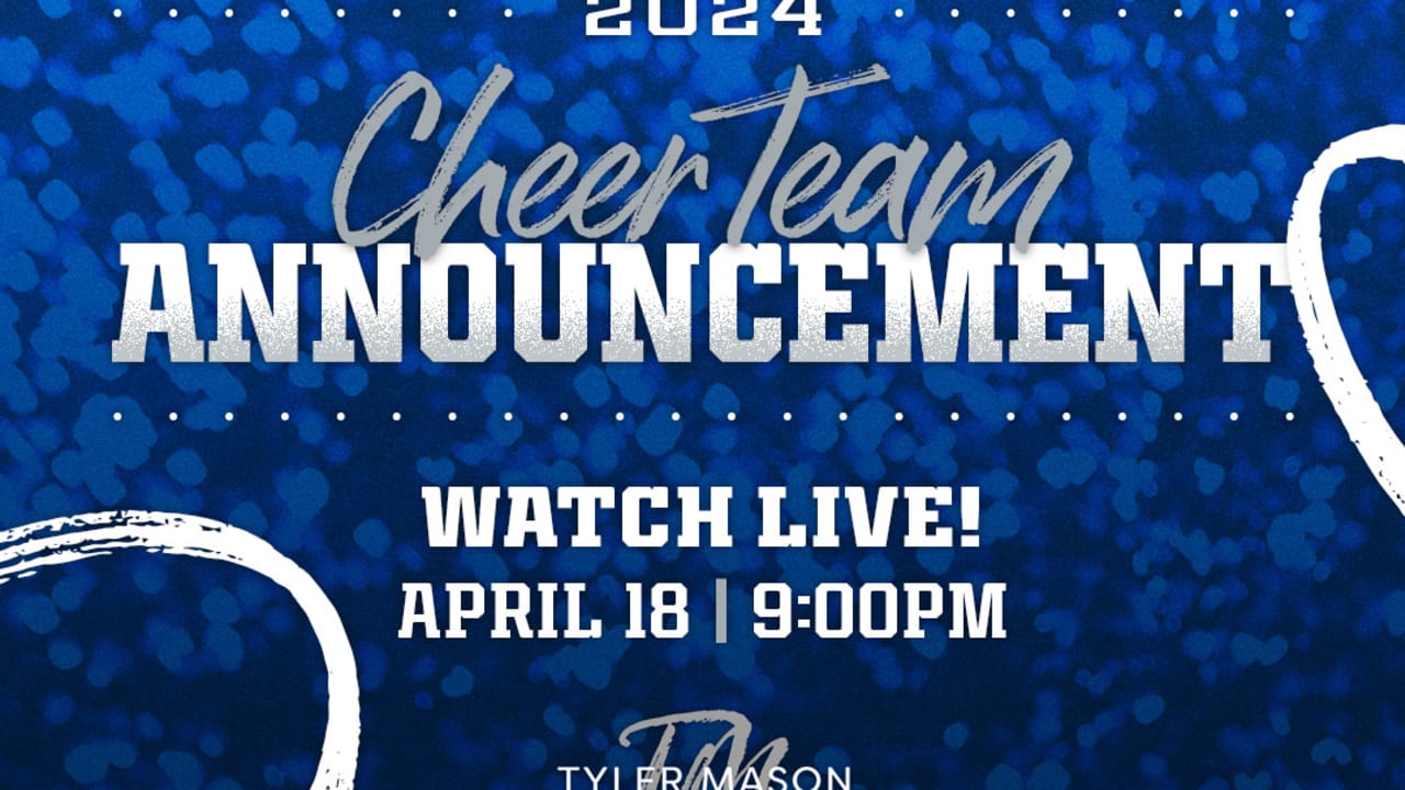 2024 LIVE - Cheer Team Announcement