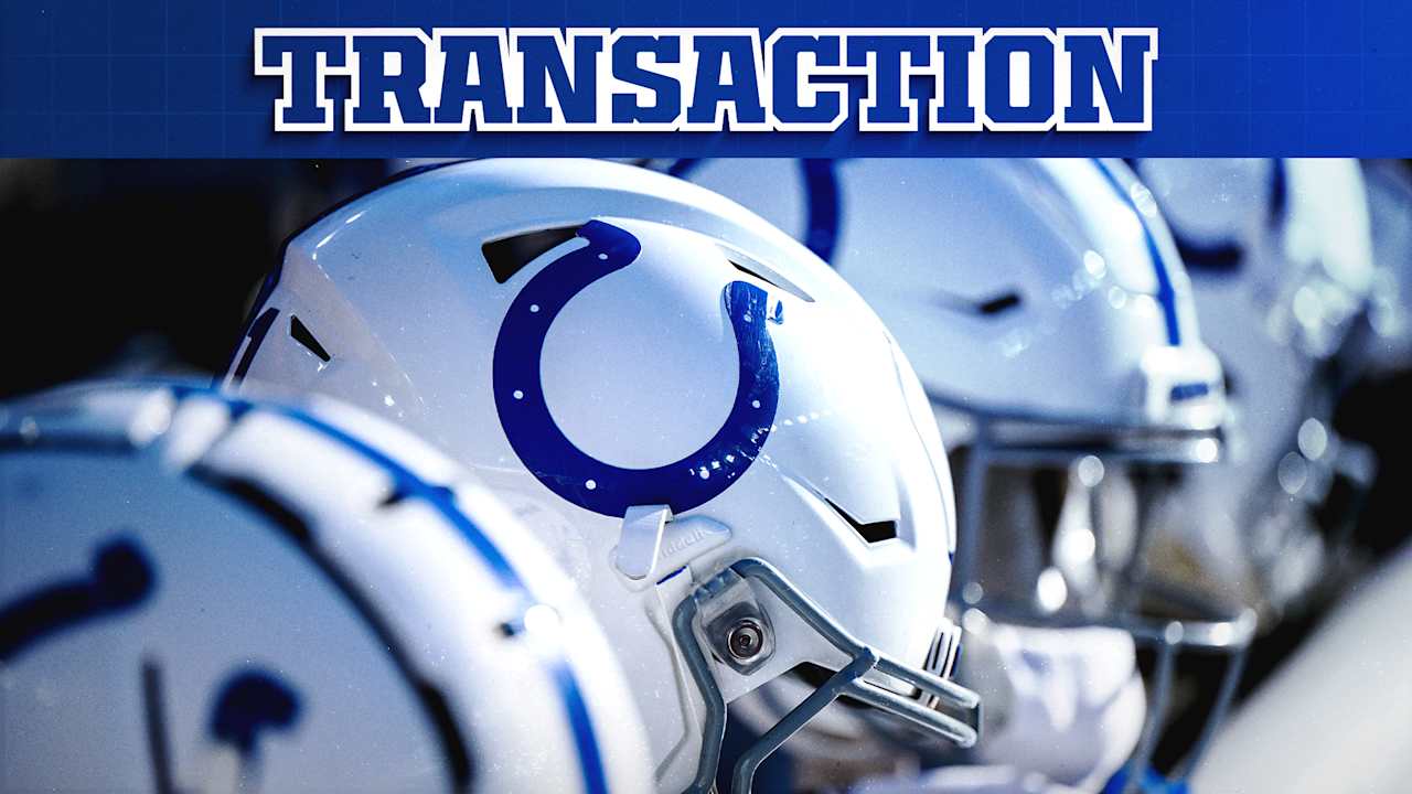 Colts make roster moves to form initial 53-man roster for 2025 regular ...
