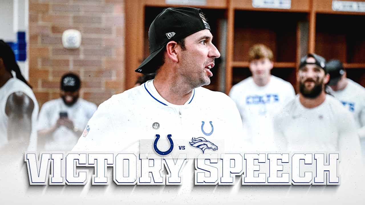 Victory Speech: Colts vs. Broncos | Week 2