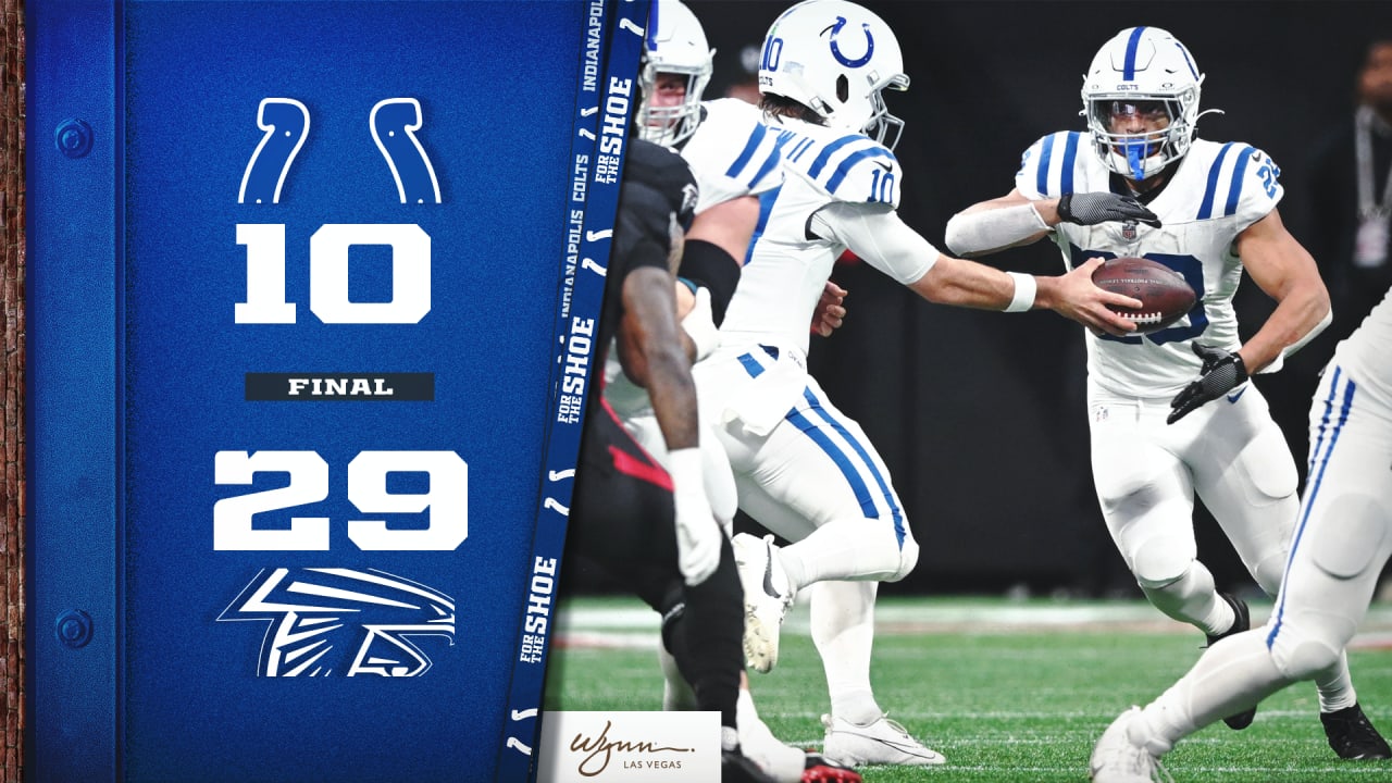 Colts fall to Falcons in final road game of 2023 regular season