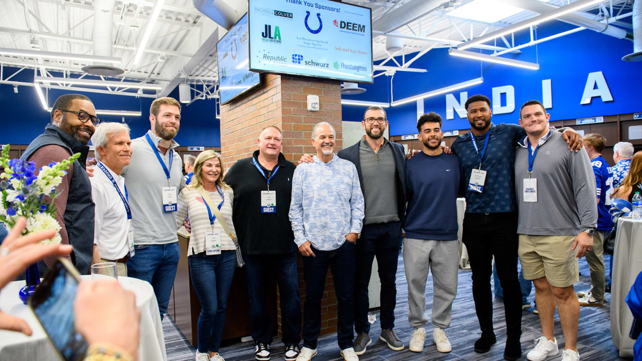 Andrew Luck, Chuck Pagano and others at the 12th Annual Chuckstrong ...