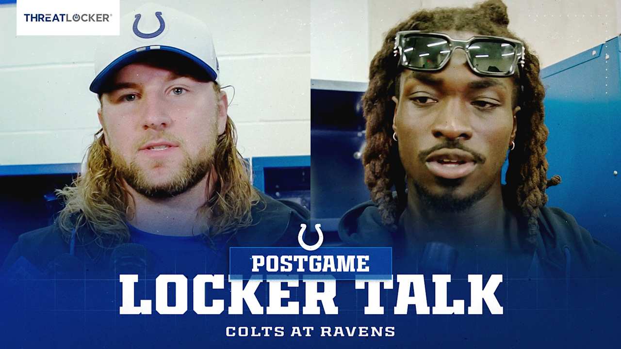 Locker Talk: Tyler Warren and Ashton Dulin, Colts at Ravens postgame