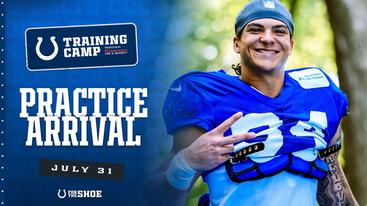 2024 Colts Training Camp: Practice arrival, July 31